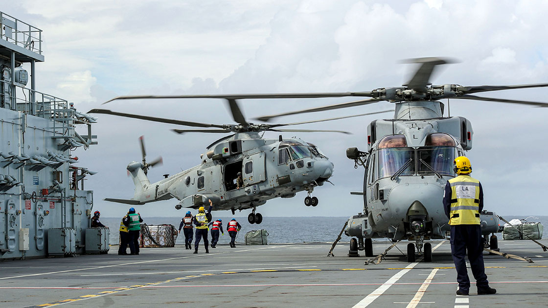 Mighty Merlin on the frontline with CHF | Leonardo - Helicopters